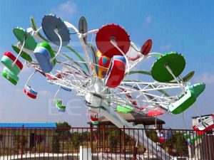 Amusement Park Paratrooper Ride Is Quite A Lot Of Fun